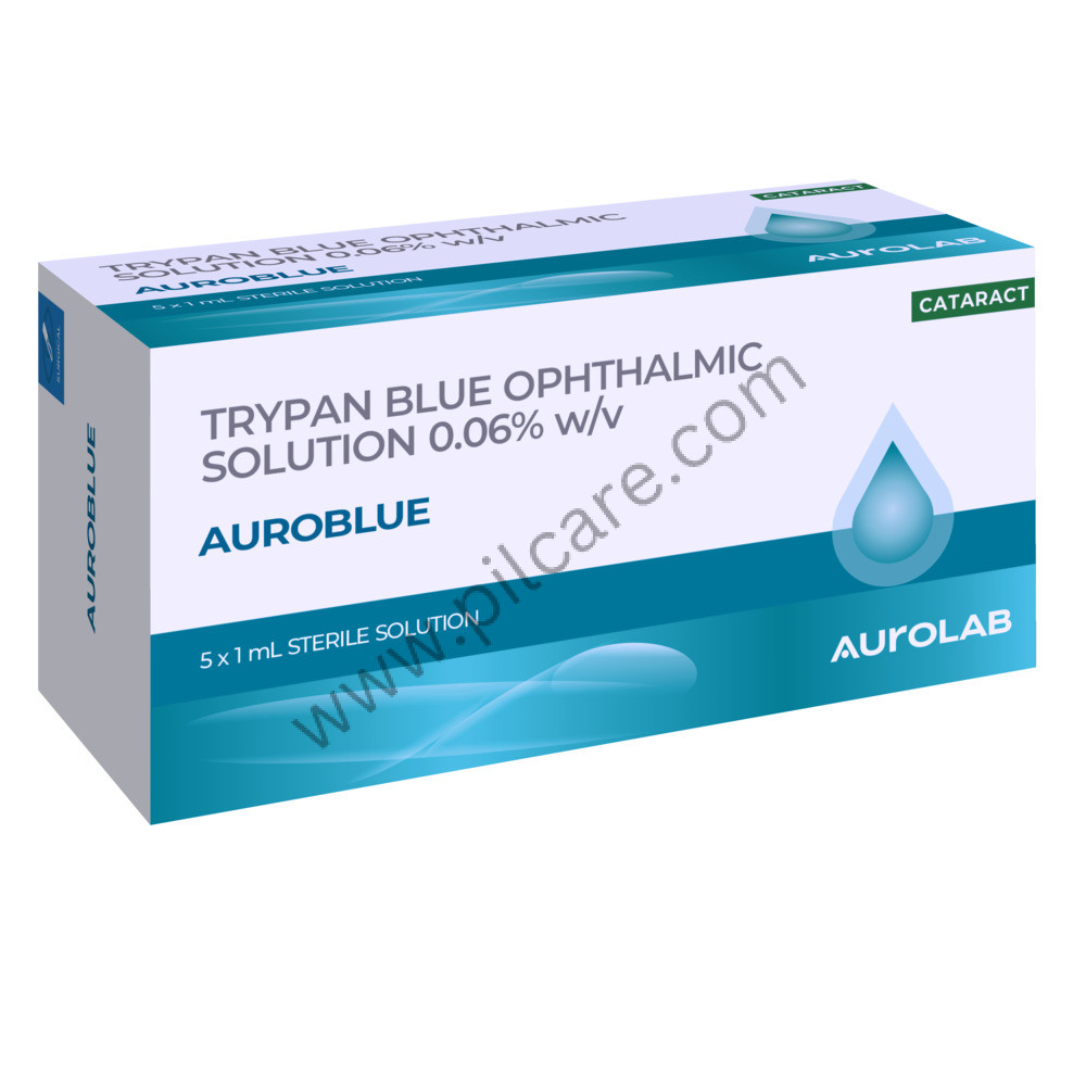 Buy Auroblue Trypan Blue Solution 0.06%w/v Online at Best Price