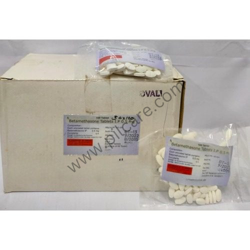 Bulk Betamethasone Tablets 0.5mg (Oval) - N Chimanlal Enterprises