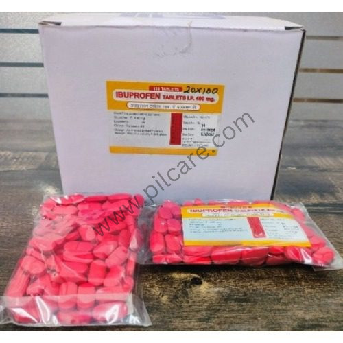 Bulk Ibuprofen Tablets 400mg (Oval/Red) - N Chimanlal Enterprises