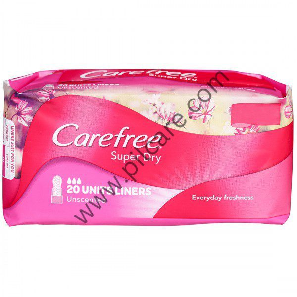 Carefree Super Dry Unscented Panty Liners - N Chimanlal Enterprises