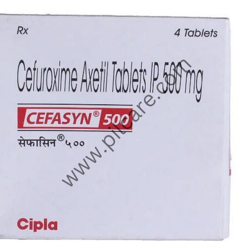Buy Cefasyn 500 Tablet 4's Online at best price in India