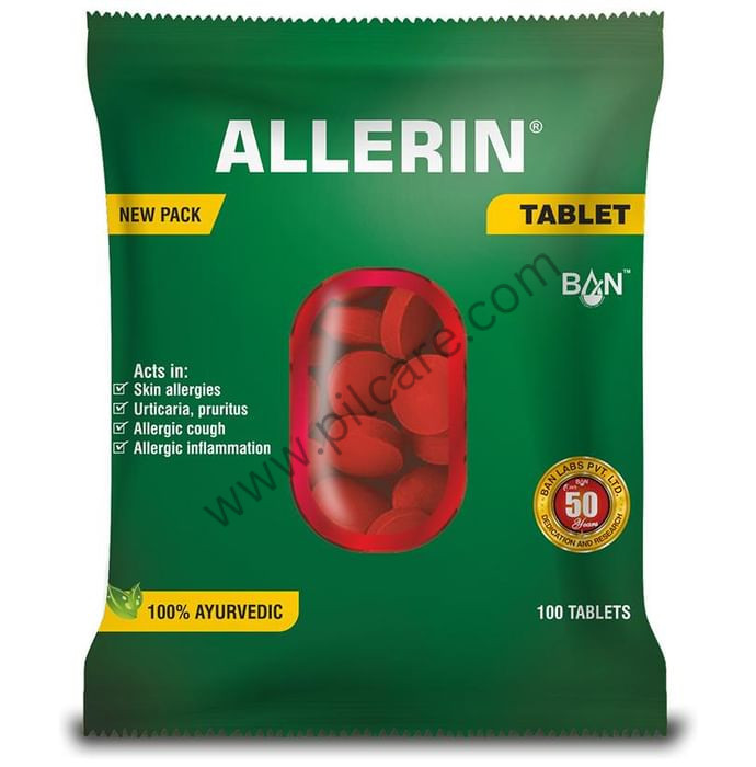 Allerin Tablets for People Suffering from Skin Allergies Tablet - N ...