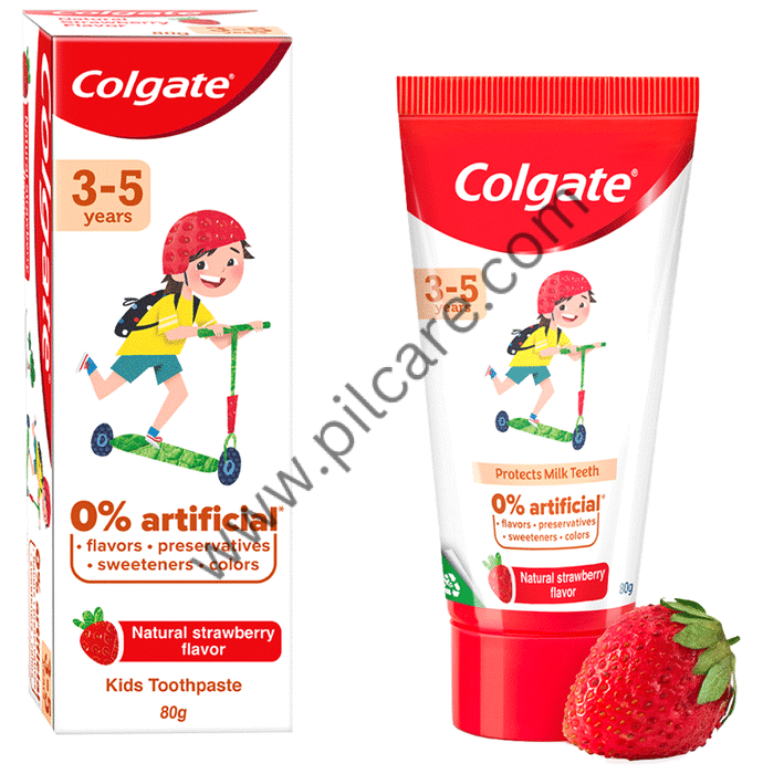 Colgate Kids Toothpaste (3-5 Years) | Protects Milk Teeth from Cavities ...