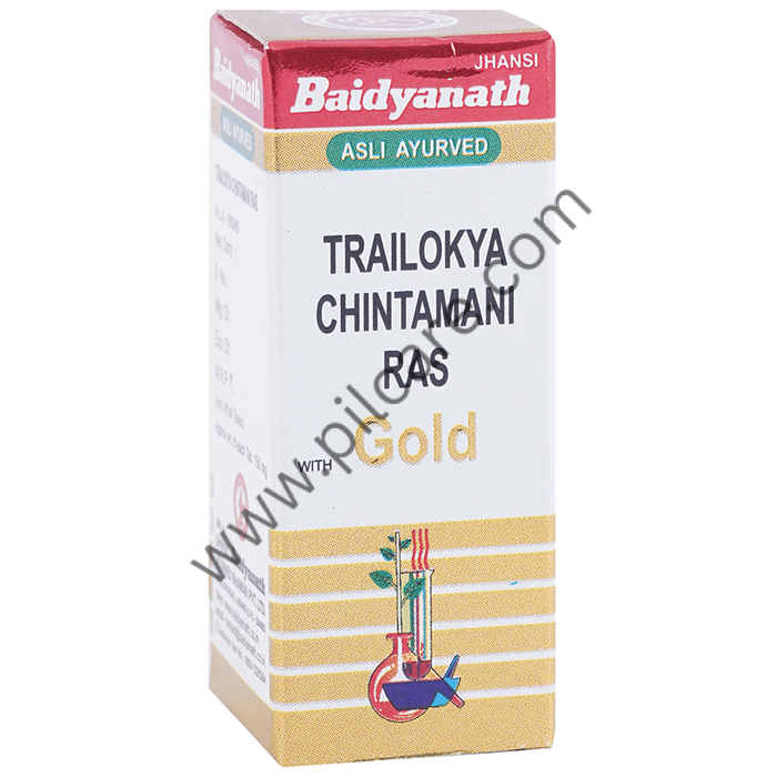 Baidyanath (Jhansi) Trailokya Chintamani Ras with Gold - N Chimanlal ...