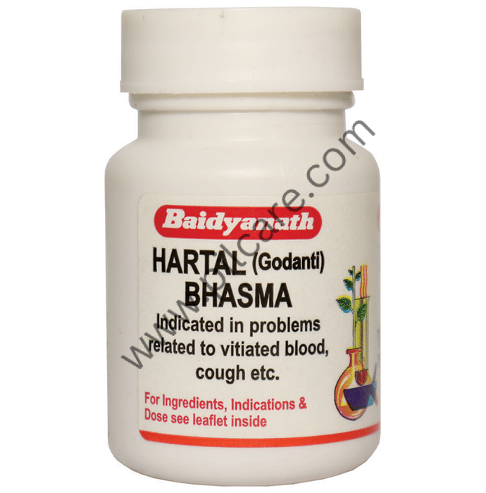 Baidyanath (Nagpur) Hartal (Godanti) Bhasma - N Chimanlal Enterprises