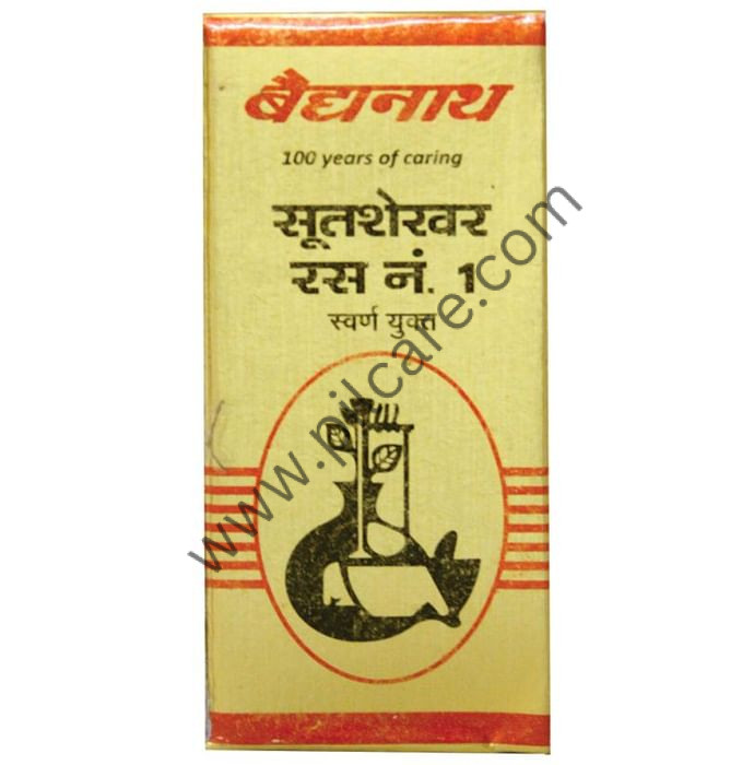 Baidyanath (Nagpur) Sootshekhar Ras No 1 with Gold Tablet | Helps ...