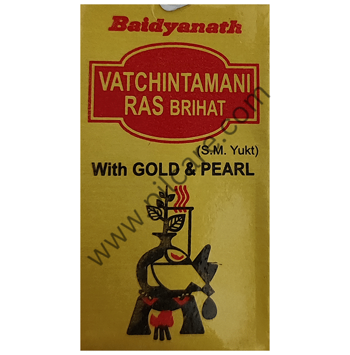 Baidyanath (Nagpur) Vatchintamani Ras (Brihat) with Gold & Pearl - N ...