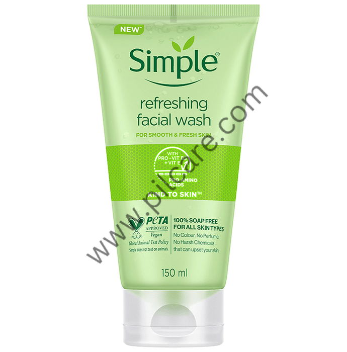 Simple Refreshing Kind to Skin Facial Face Wash - N Chimanlal Enterprises