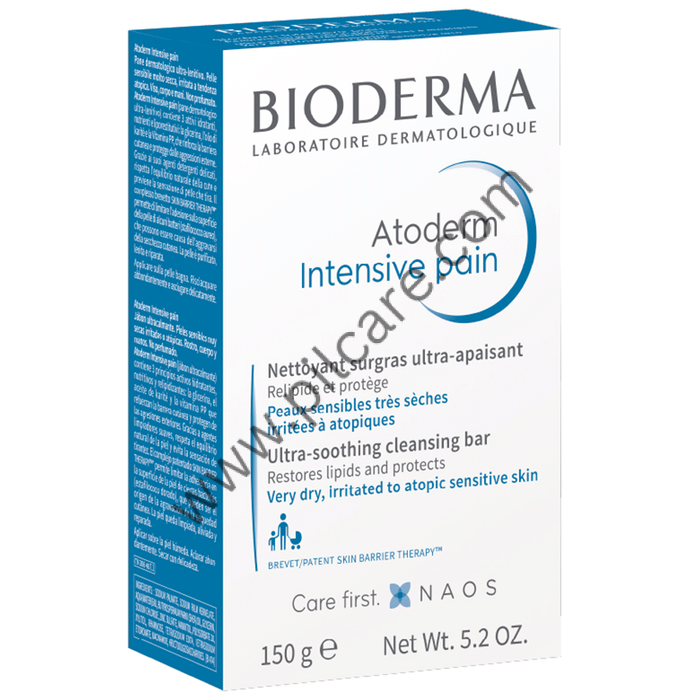 Bioderma Atoderm Intensive Pain Ultra-Soothing Cleansing Bar - N ...