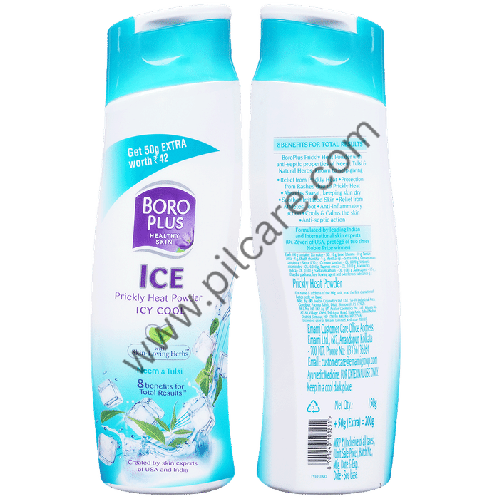 Boroplus Icy Cool Prickly Heat Powder with Neem & Tulsi | For Skin ...