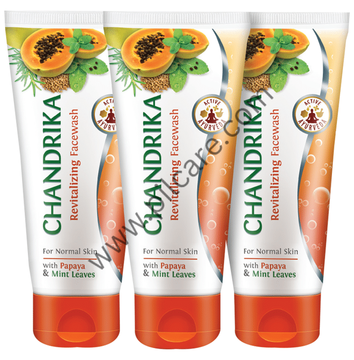 Chandrika Revitalizing Face Wash (100gm Each) - N Chimanlal Enterprises
