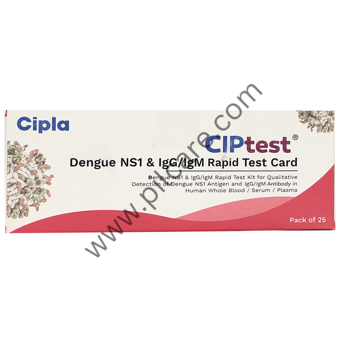 Ciptest Dengue NS1 & IgG/IgM Rapid Test Card - N Chimanlal Enterprises