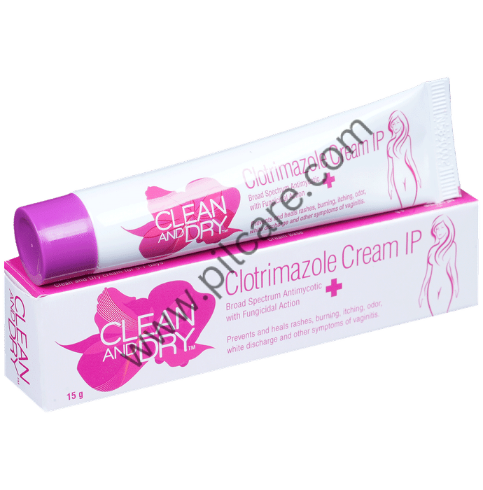 Clean and Dry Intimate Clotrimazole Cream - N Chimanlal Enterprises