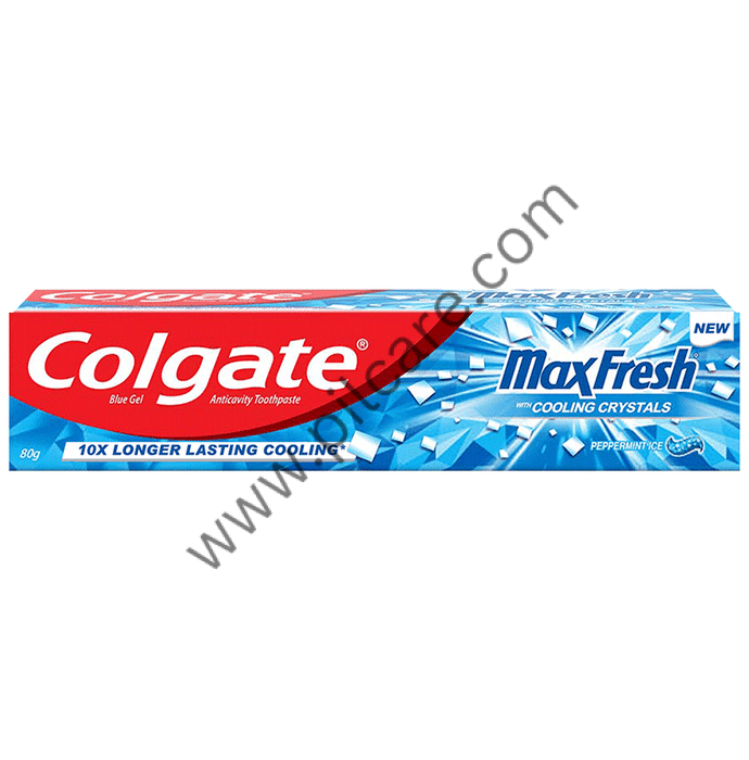 Colgate Maxfresh with Cooling Crystals Anticavity Peppermint Ice ...