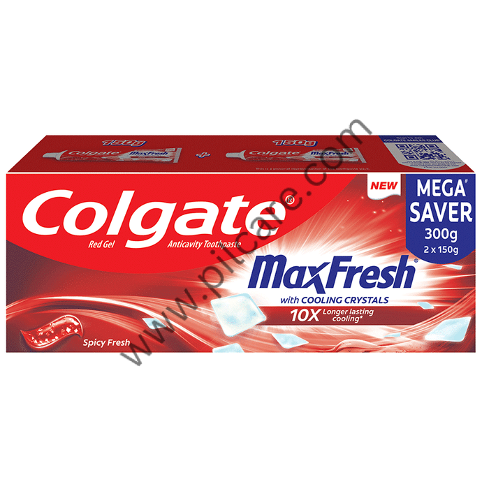 Colgate Maxfresh with Cooling Crystals Anticavity Toothpaste | Mega ...