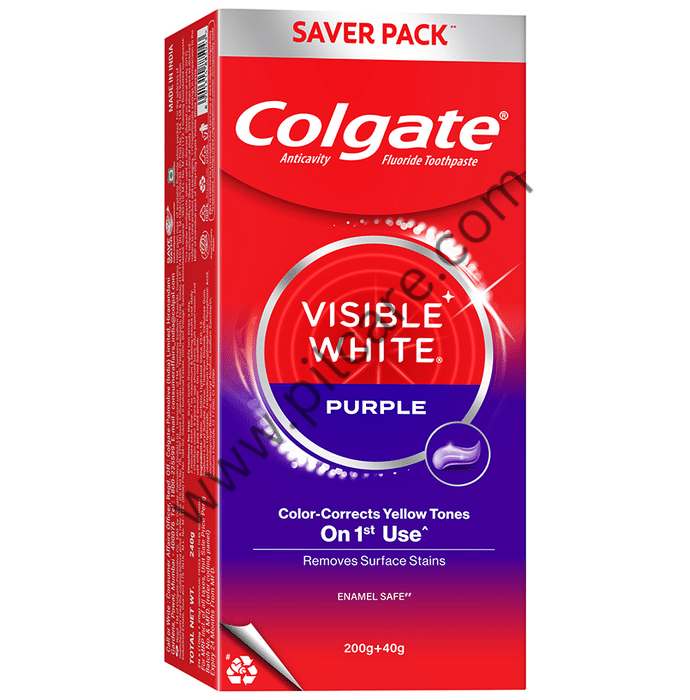 Colgate Visible White Purple Toothpaste - N Chimanlal Enterprises