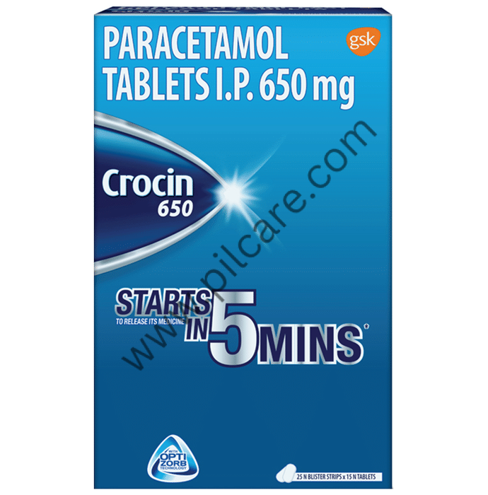 Crocin 650mg Tablet - N Chimanlal Enterprises