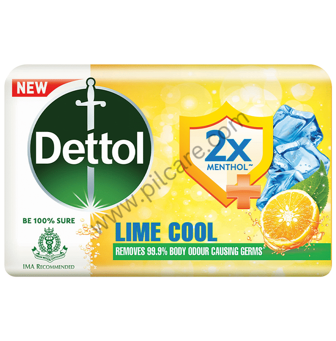 Dettol 2x Menthol Lime Cool (75gm Each) - N Chimanlal Enterprises