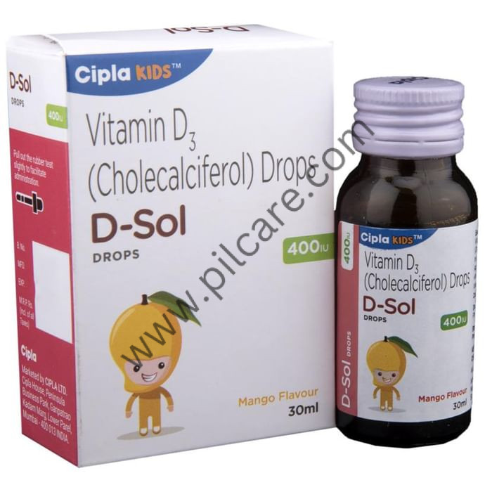D-Sol 400IU Drop Mango - N Chimanlal Enterprises