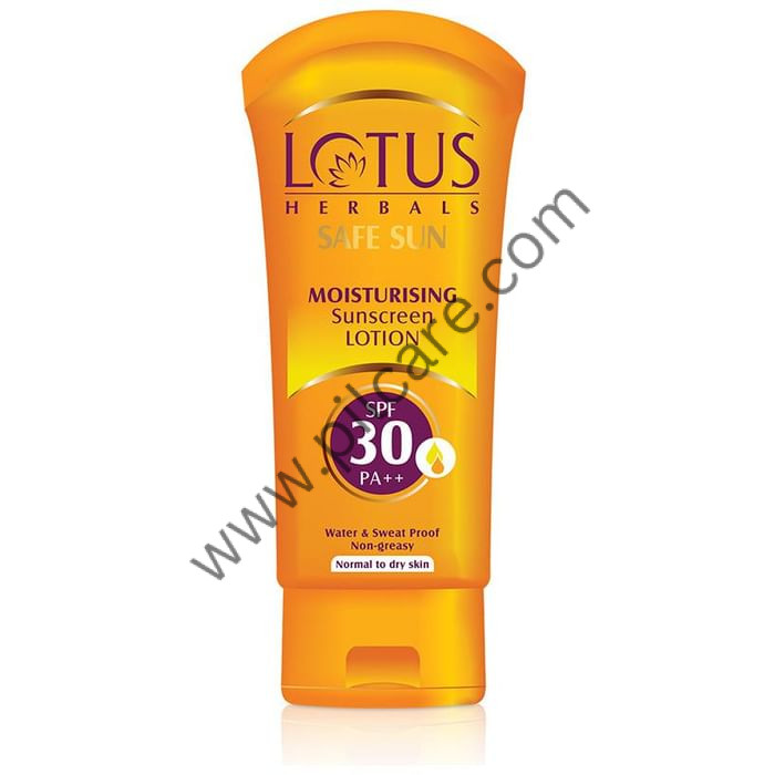 Lotus Herbals Safe Sun Moisturising Sunscreen Lotion SPF 30 PA++ - N ...
