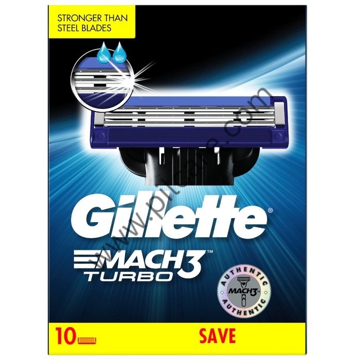 Gillette Mach 3 Shaving Razor Blades Turbo - N Chimanlal Enterprises
