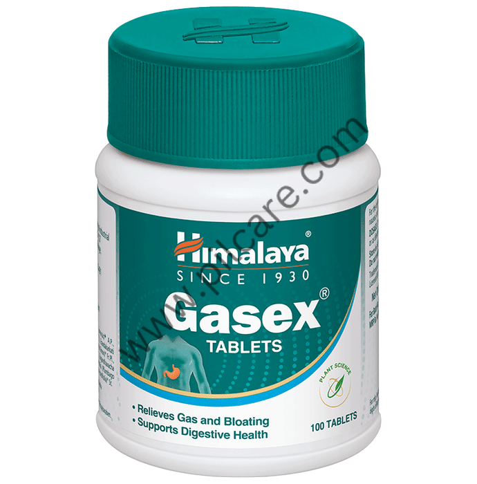 Himalaya Gasex Tablet | For Gas, Bloating, Digestion & Stomach Care - N ...