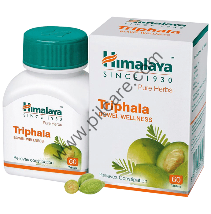 Himalaya Wellness Pure Herbs Triphala Bowel Wellness Tablet | For ...