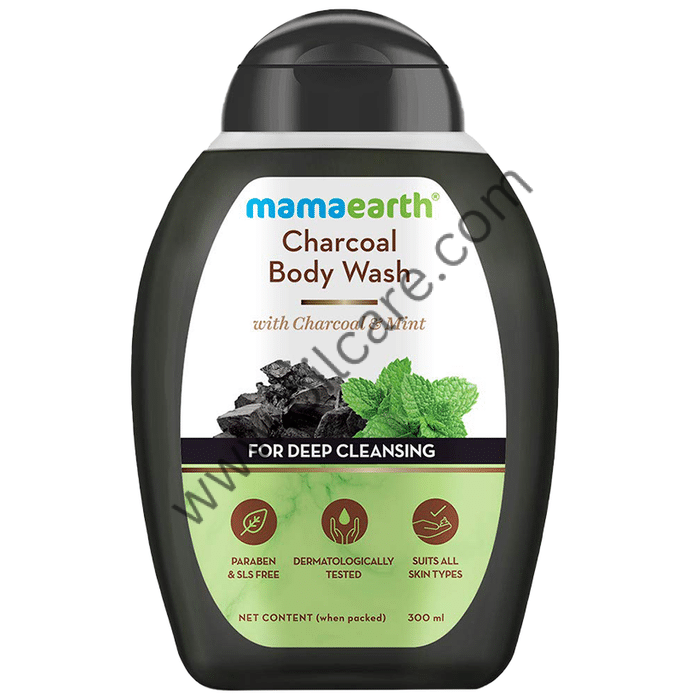 Mamaearth Charcoal Body Wash | Paraben & SLS-Free | For All Skin Types ...