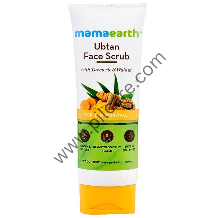 Mamaearth Ubtan Face Scrub | Paraben & SLS-Free | For All Skin Types ...