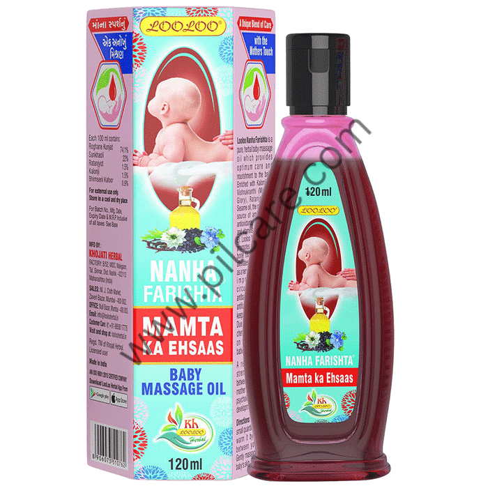 LooLoo Mamta Ka Ehsas Baby Massage Oil (120ml Each) - N Chimanlal ...