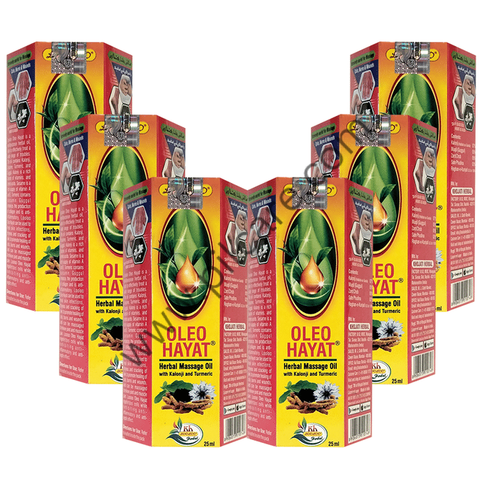 LooLoo Oleo Hayat Herbal Massage Oil (25ml Each) - N Chimanlal Enterprises