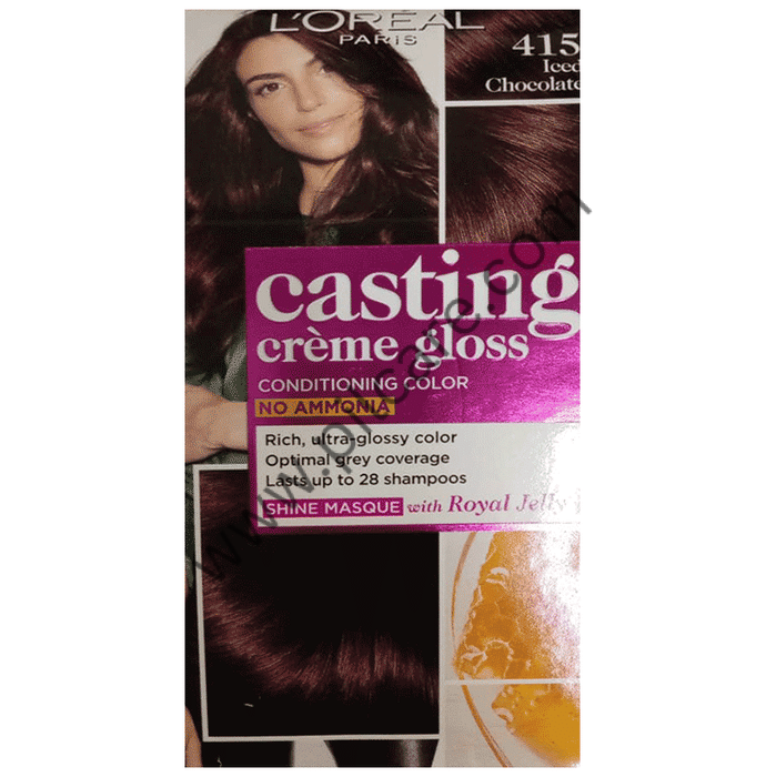 Loreal Paris Casting Creme Gloss Conditioning Color Iced Chocolate - N ...