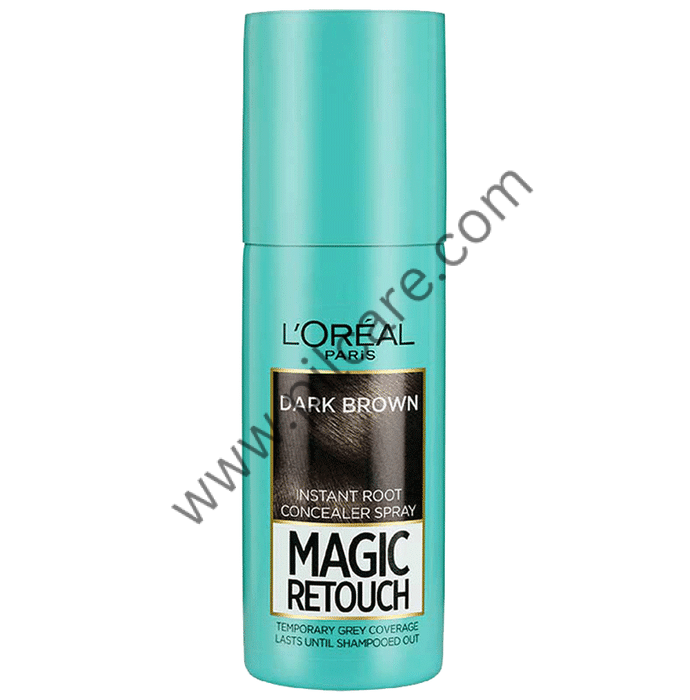 Loreal Paris Magic Retouch Instant Root Cleanser Spray Dark Brown - N ...