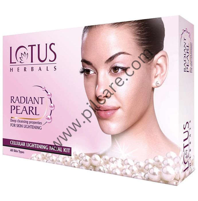 Lotus Herbals Radiant Pearl Cellular Lightening Single Facial Kit - N ...
