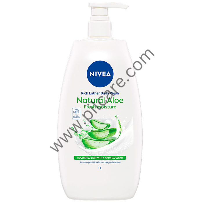 Nivea Rich Lather Natural Aloe Body Wash - N Chimanlal Enterprises