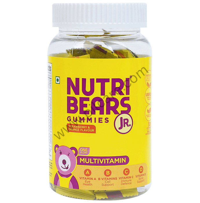 NutriBears Multivitamin Growth & Immunity Support Gummies Gummy - N ...