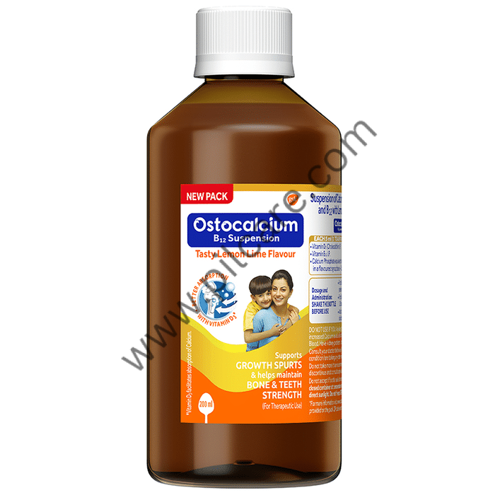 Ostocalcium B12 with Vitamin D3 | For Bones & Teeth Strength | Flavour ...