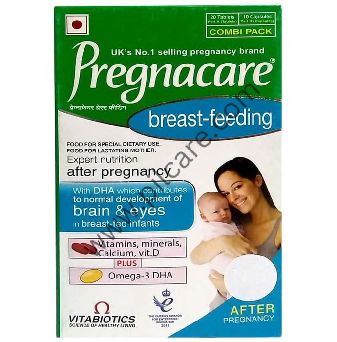 Pregnacare Breast Feeding Combi Pack Expert Nutriotion After Pregnancy ...