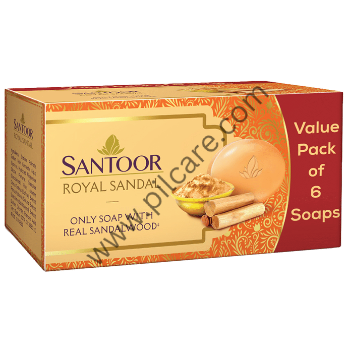Santoor Royal Sandal Soap (125gm Each) - N Chimanlal Enterprises