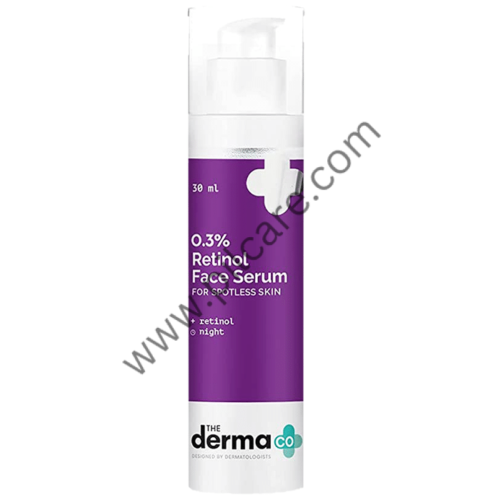 The Derma Co 0.3% Retinol Night Face Serum | For Spotless Skin - N ...