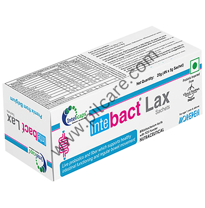 Intebact Lax Sachet (5gm Each) - N Chimanlal Enterprises