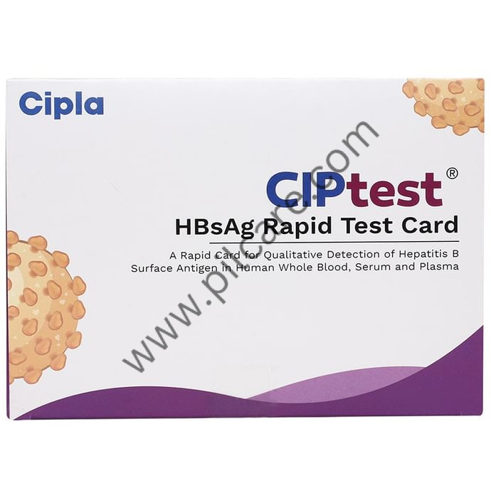Ciptest HBsAg Rapid Test Card - N Chimanlal Enterprises