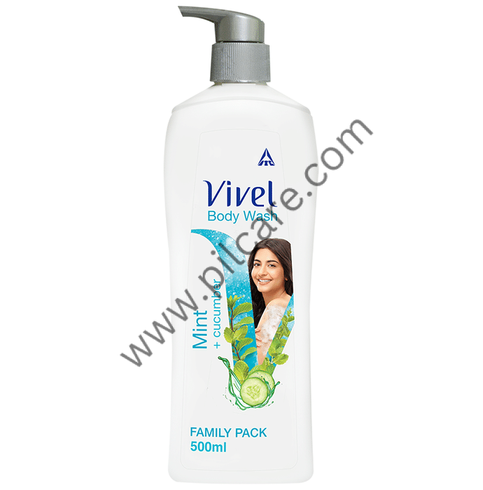 Vivel Mint + Cucumber Family Pack Body Wash - N Chimanlal Enterprises