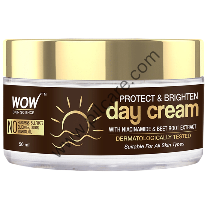 WOW Skin Science Protect & Brighten Day Cream - N Chimanlal Enterprises