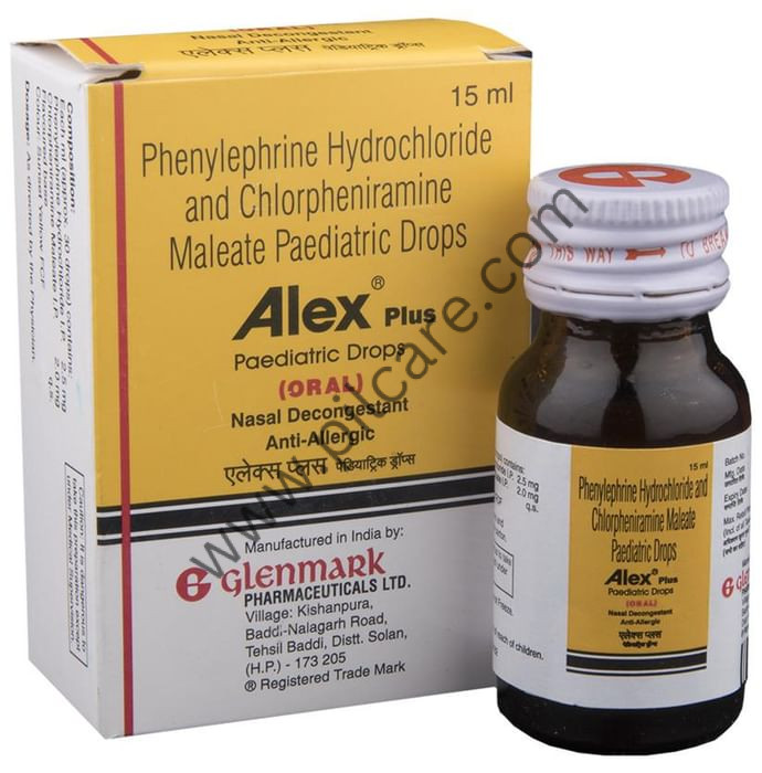 Alex Plus Paediatric Oral Drops - N Chimanlal Enterprises