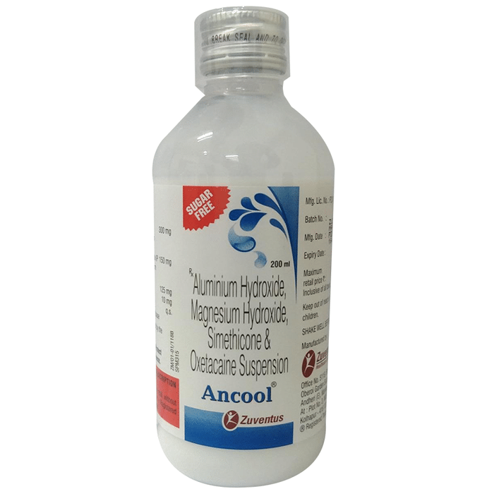 Ancool Oral Suspension Sugar Free - N Chimanlal Enterprises