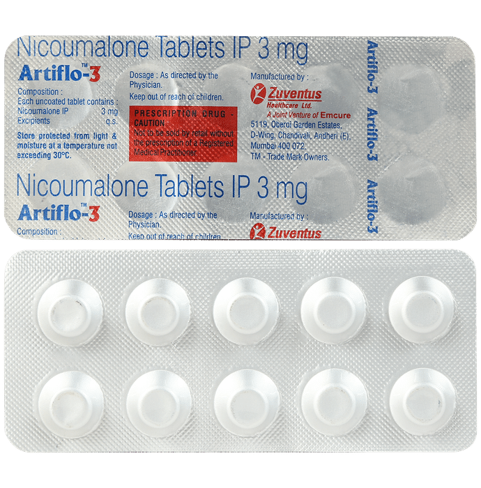 Artiflo 3mg Tablet - N Chimanlal Enterprises