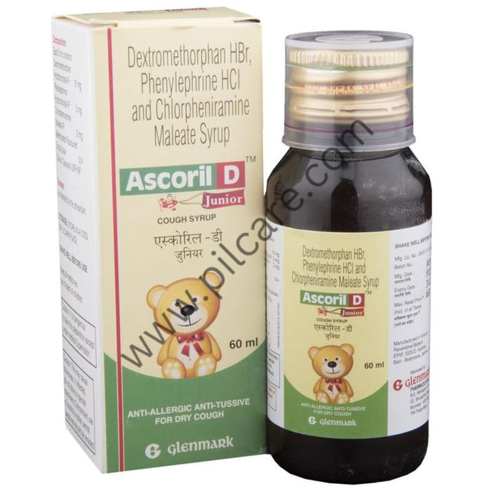 Ascoril D Junior Cough Syrup - N Chimanlal Enterprises