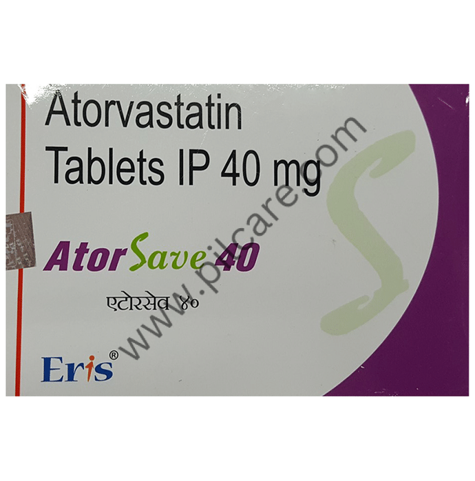 Atorsave 40 Tablet - N Chimanlal Enterprises