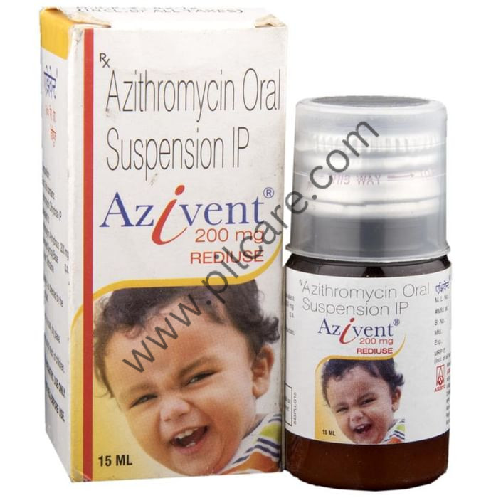 Azivent 200mg Rediuse Suspension - N Chimanlal Enterprises